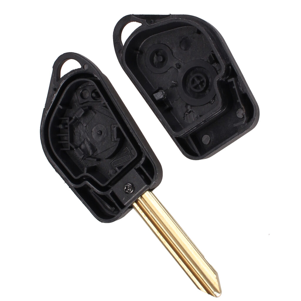 Bilnøglehus til Citroen (41020) - 2 knapper - Bilkey.dk